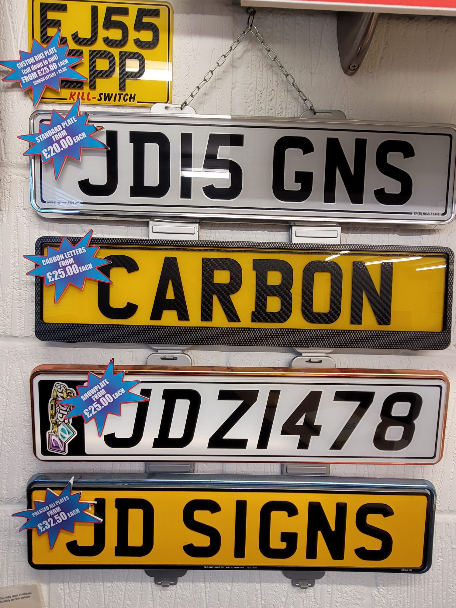 Number Plates – J.D'Signs | Bespoke Signage Solutions & Vehicle Livery